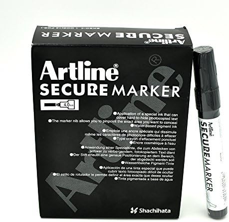Secure Marker Redacting Pen | Blackout Marker | Blacks Out Private ...