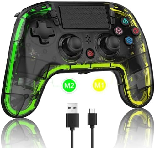 سعر Honghao Custom Controllers For PS4 with Hall Trigger and 8 Color Changing LED Lights ...