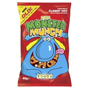 Monster Munch Flamin Hot, 40 g (30 Pack): Amazon.co.uk: Grocery