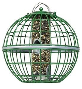Nuttery Squirrel Proof Globe Bird Seed Feeder: Amazon.co.uk: Garden ...