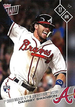 Amazon.com: 2017 Topps Now Baseball #59 Dansby Swanson Rookie Card ...