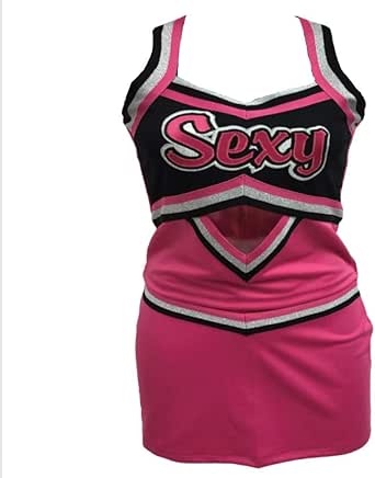 Amazon.com: Adult Seductive Cheerleader Halloween Costume (Adult Medium ...