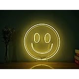 Amazon.com : Open Smiley Face LED Light Animated Neon Sign 19*10 : Yard ...