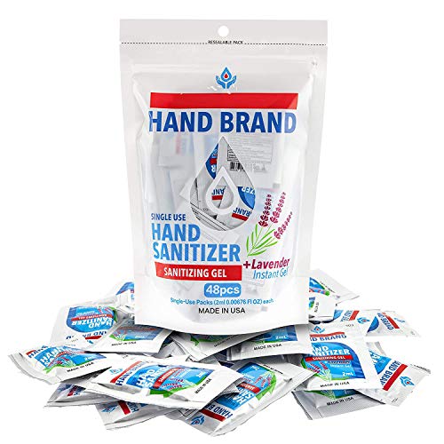 48 Pack Single Use Hand Sanitizer Packet | Pricepulse
