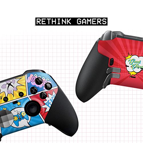 Retro Comic Customised Wireless Controller For Elite By BCB. Original ...