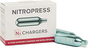 Amazon.com: NitroPress Coffee Nitrogen Chargers, Use with NitroPress ...