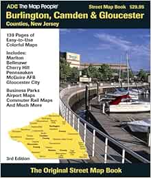 ADC The Map People Burlington, Camden & Gloucester Counties, New Jersey ...
