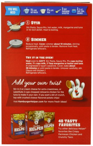 tuna helper cheesy pasta instructions
