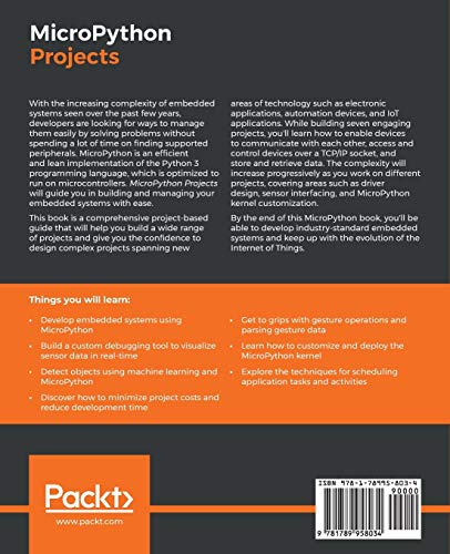 Micropython Projects A Do It Yourself Guide For Embedded Developers To