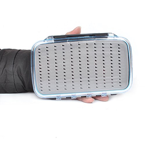 Dr.Fish Fly Fishing Box Flies Case Jig Box Waterproof ABS Plastic ...