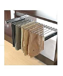 Amazon.com: Closet Pants Rack Slide Out Organizer with Soft Close, 24 ...