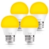 TCP 5W Equivalent LED Yellow Bug Light Bulbs, Non-Dimmable - - Amazon.com