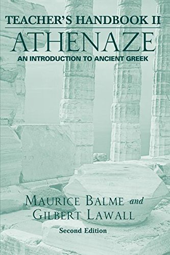 Amazon.com: Athenaze Book II, Teacher's Handbook, 2nd Edition ...