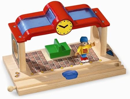 BRIO 33762 Wooden Railway System: Smart Track Station: Amazon.co.uk ...