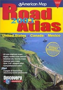 United States Road Atlas book