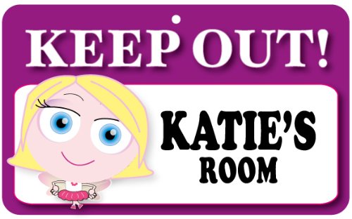 Keep Out Door Sign - Katie's Room: Amazon.co.uk: Kitchen & Home