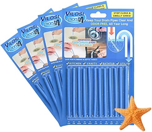 2021 Newest Drain Cleaner Sticks Drain Deodorizer Sticks 48 Sticks ...