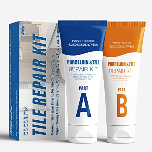 Cocomfix Porcelain Repair Kit, Tile Repair Kit(White) - Ceramic Tile ...