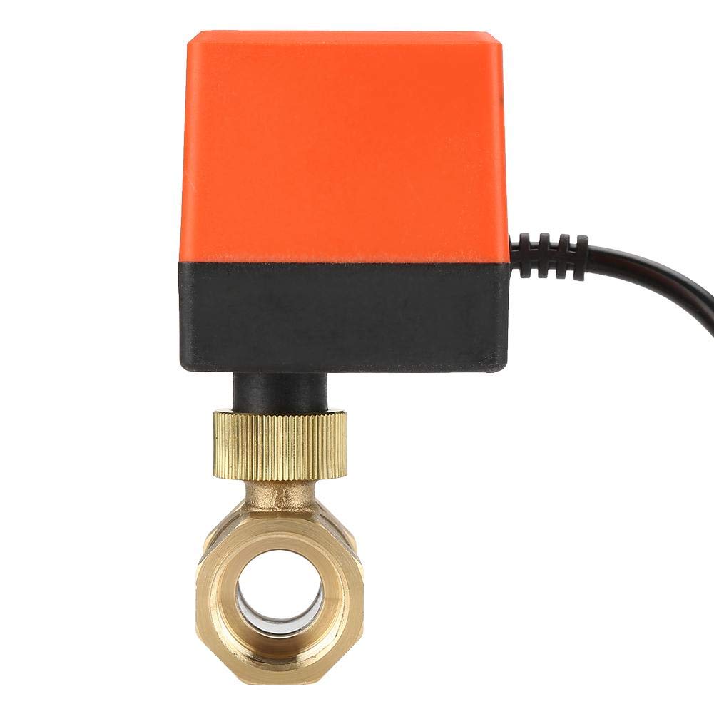 Ball Valve Solar Water Heater Air Conditioning Systems G3/4 DN20 AC220V ...