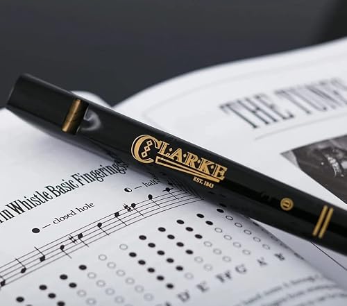 Gift Boxed Original Clarke Tin Whistle in D | includes Finger Chart ...