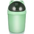 Amazon.com: PRETYZOOM Frog Trash Can with Flip Lids Cute Waste Basket ...