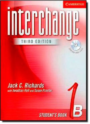 Interchange Student Book 1B with Audio CD (Interchange Third Edition): 9780521601764: Reference ...