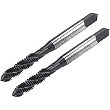 Amazon.com: uxcell M2.5 x 0.45 Spiral Flute Thread Tap, Metric Machine Threading Tap HSS ...