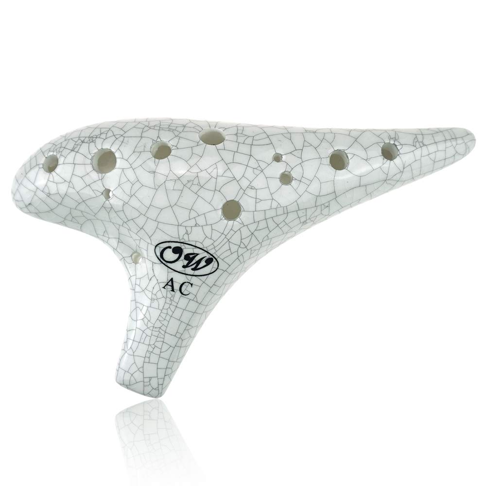 Mua "Rhythm of Earth" 12 Hole Sweet Potato Ocarina Crack White Ceramic ...