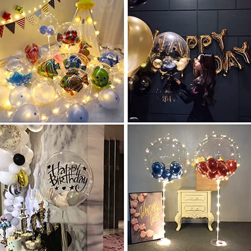 Balloons Transparent Clear Balloons, Pre Stretched 20" Clear Balloons