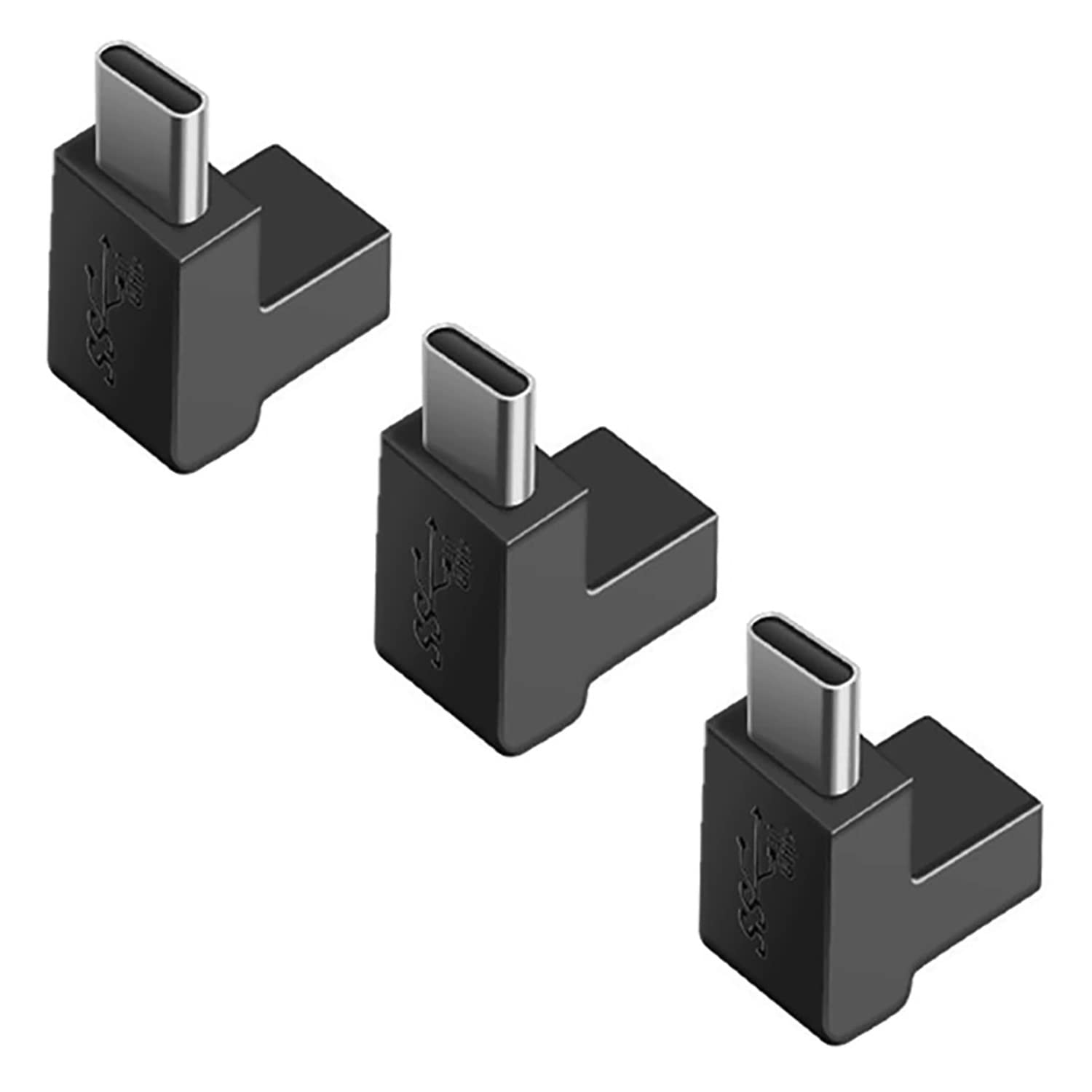 klangdorf Right Angle Type C USB 3.1 Adapter Extension 90 Degree Elbow ...