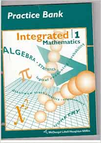 McDougal Littell Integrated Math: Practice Bank Book 1: MCDOUGAL LITTEL ...