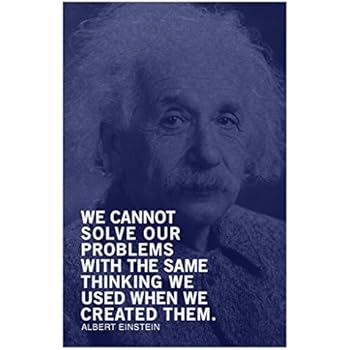 Amazon.com: ArtDash® Wall Art Prints by Albert Einstein Famous Quote ...
