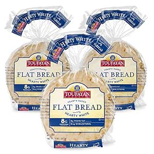 Amazon.com: Toufayan Bakery, White Mediterranean Flat Bread for Gyros ...