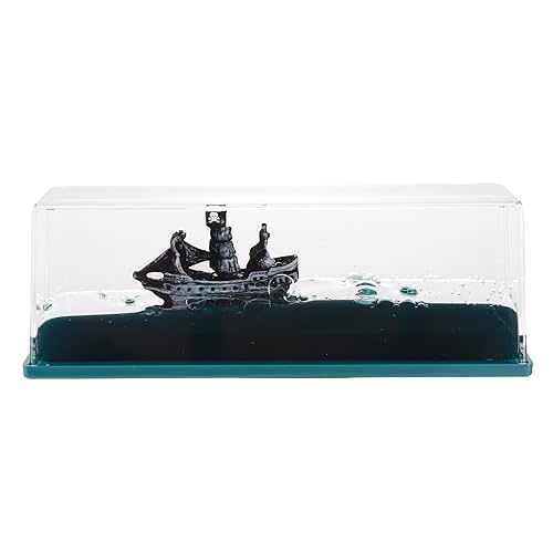 Unsinkable Ship Desktop Ornaments, One Piece Ship in a Box, Floating ...