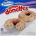 Amazon.com: Blueberry Glazed Jumbo Donettes by Hostess [8 Count Package ...
