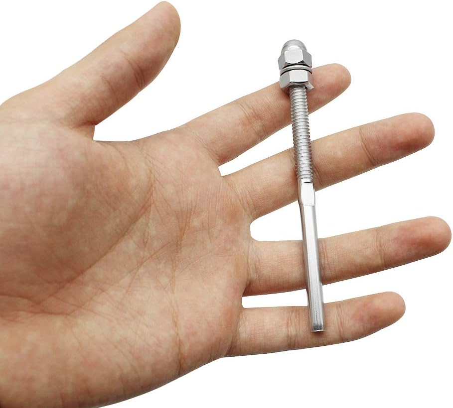 Dylan-EU 10 Pcs Threaded Cable Tensioners Marine Grade 316 Stainless ...