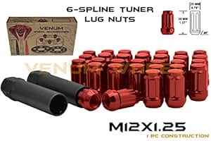 Amazon.com: (20) Nissan 12x1.5 6 Spline Duplex Locking Lug Nuts ...