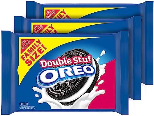 OREO Double Stuf Chocolate Sandwich Cookies, Family Size, 3 Packs - SET OF 2 price in Saudi ...