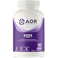 AOR MSM 1000mg, 100 Capsules 33-Day Supply - Methylsulfonylmethane MSM ...
