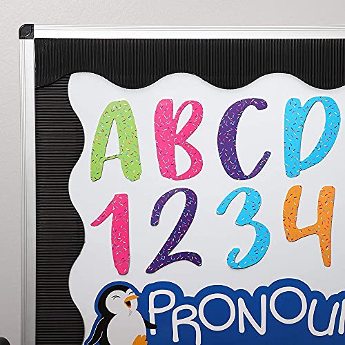 Bulletin Board Alphabet Letters and Numbers Cutouts (146 Count ...