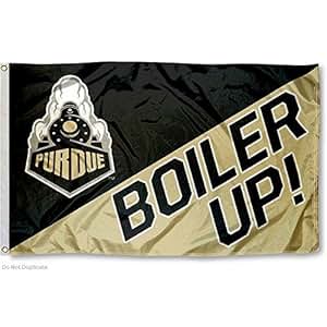 Amazon.com : Purdue Boiler Up College Flag : Sports & Outdoors