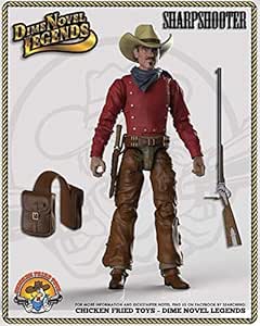 Amazon.com: Dime Novel Legends 1/18 Scale (4" Tall) Old west Action Figure Sharpshooter : Toys ...
