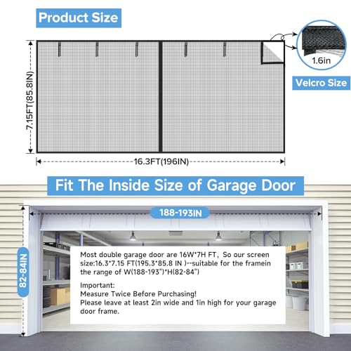 Roll Down Garage Screen Door