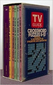 TV Guide Book of Crossword Puzzles #6 - #10 and a Dictionary of ...