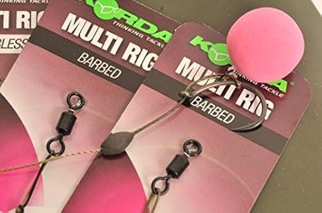 Korda Carp Fishing NEW Multi Rig Size 6 Barbed - Pack of 5: Amazon.co ...