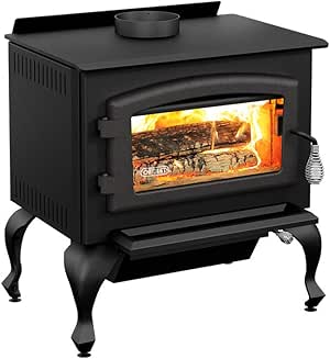 Drolet Columbia II Wood Stove - 60,000 BTU, EPA-Certified, Model # ...