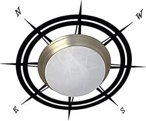 Amazon.com: Nautical Compass ceiling cecal, wall decals - Nautical ...
