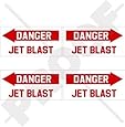 Amazon.com: DANGER JET INTAKE US Navy USAF Aircraft 2" (50mm) Vinyl ...