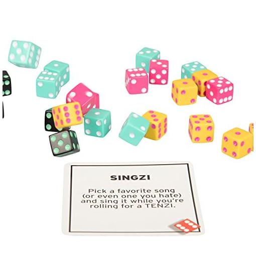 TENZI 77 Ways to Play The Add-on Card Set for The Dice Party Game ...