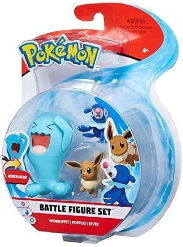 Pokemon 3 Figure Battle Pack-Wobbuffet, Popplio & Eevee – BigaMart